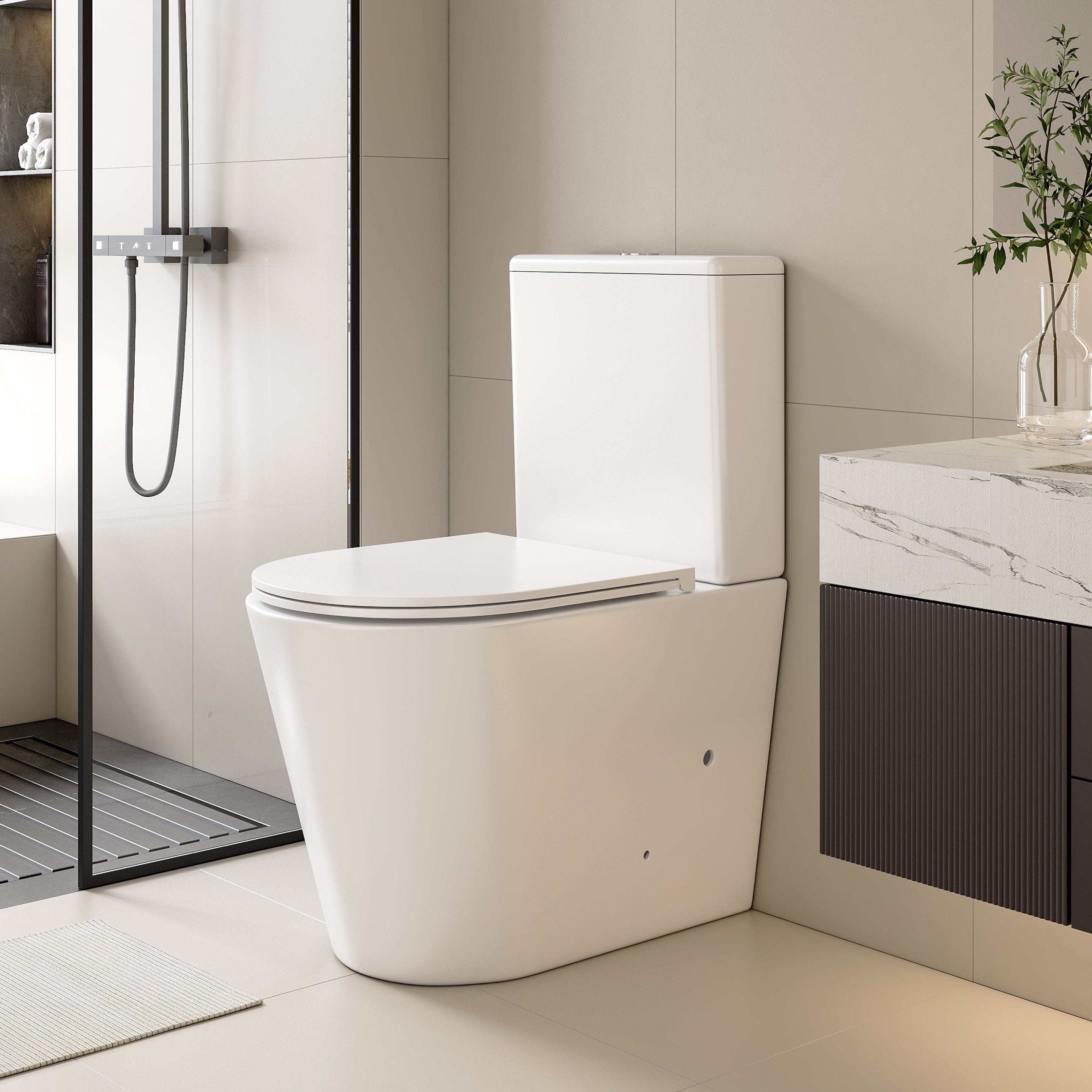 Fully Frameless Bella Vista Shower Screen Kit with Hardware Melbourne ...