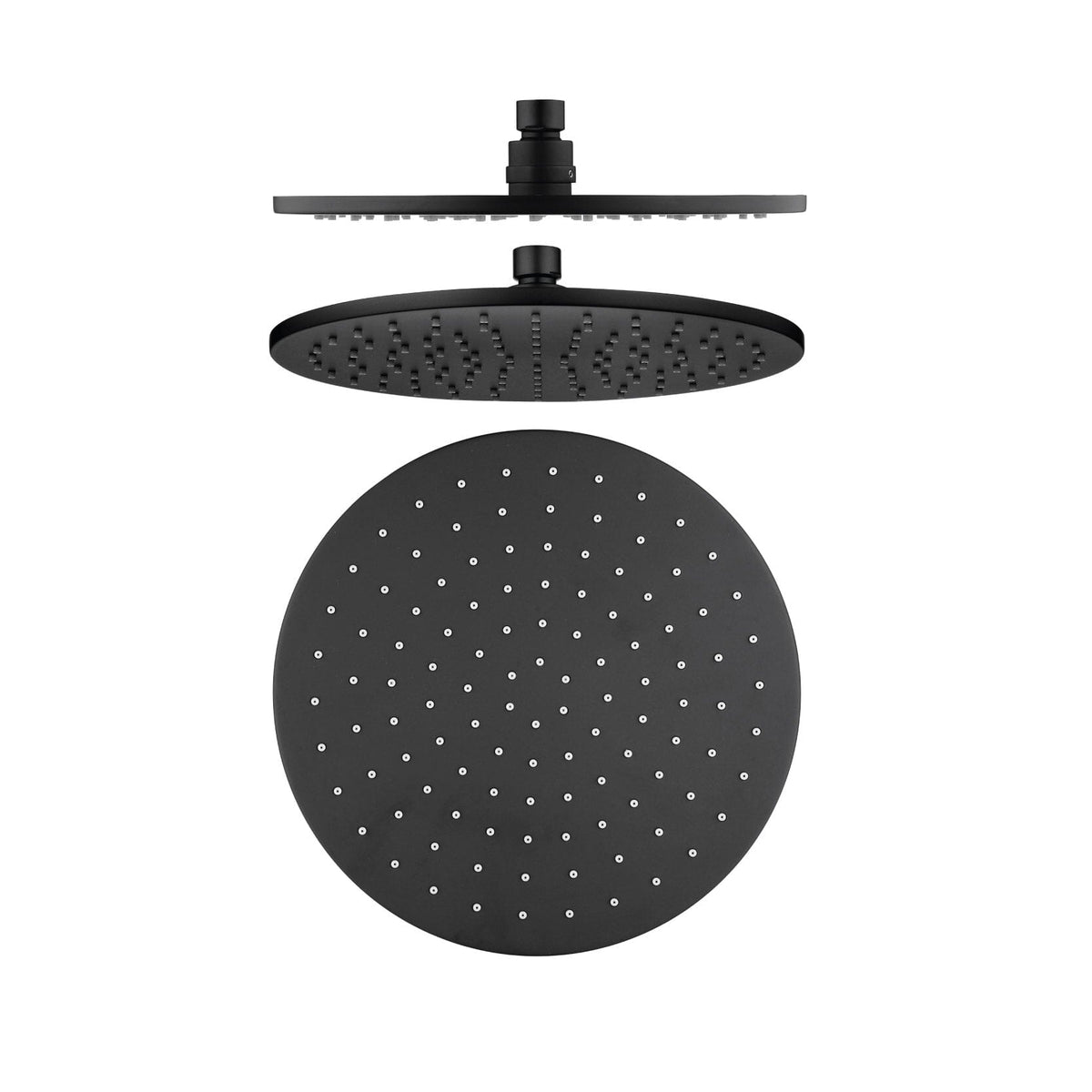 CLIO 250mm Rain Shower Rose Matte Black – AROVA