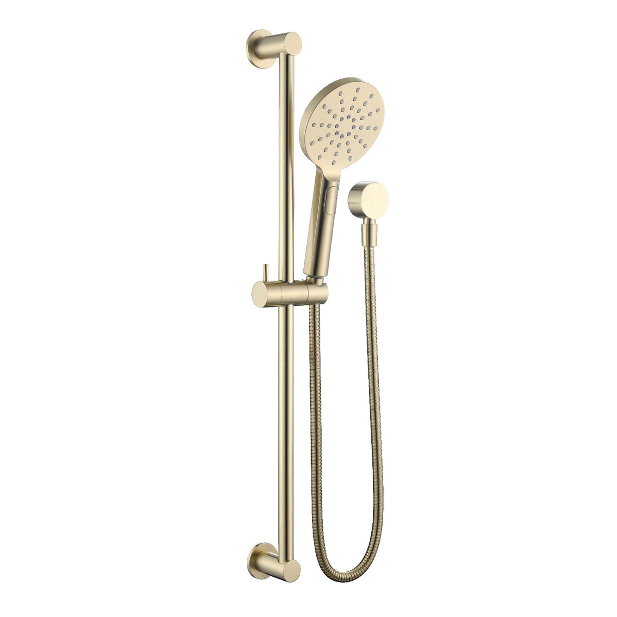 Shower Rail Round Brushed Gold CLIO | Arova Melbourne – AROVA