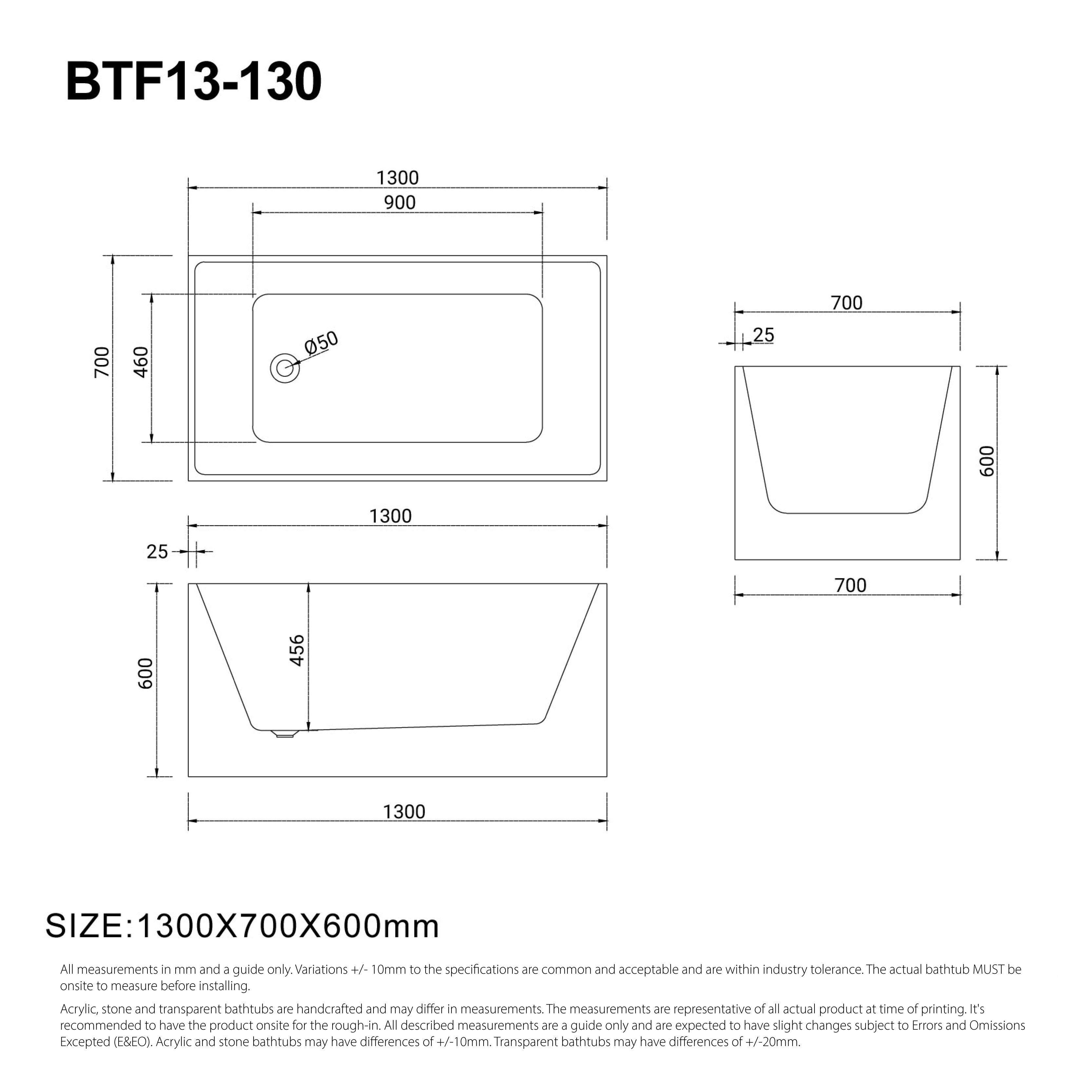 Small Bathtub | Small Bath | Arova