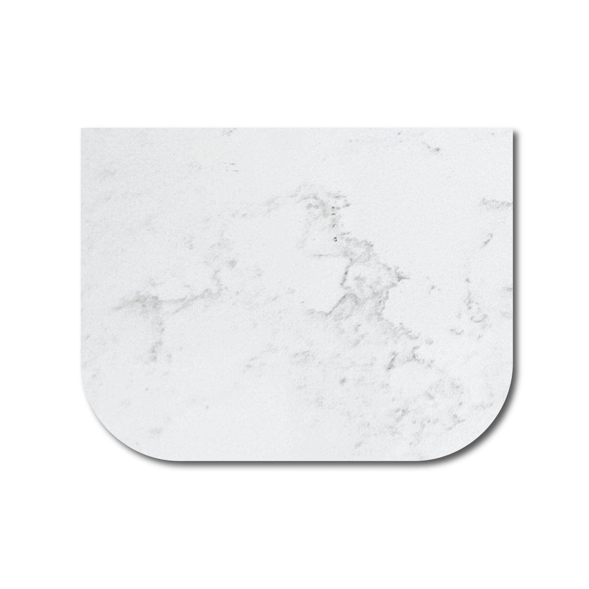 Luxe 610x470mm Curved Marble Benchtop - Crystalline Silica Free – AROVA