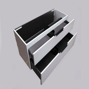 Bronte 750mm Wall Hung Bathroom Vanity Matte White Arova Melbourne