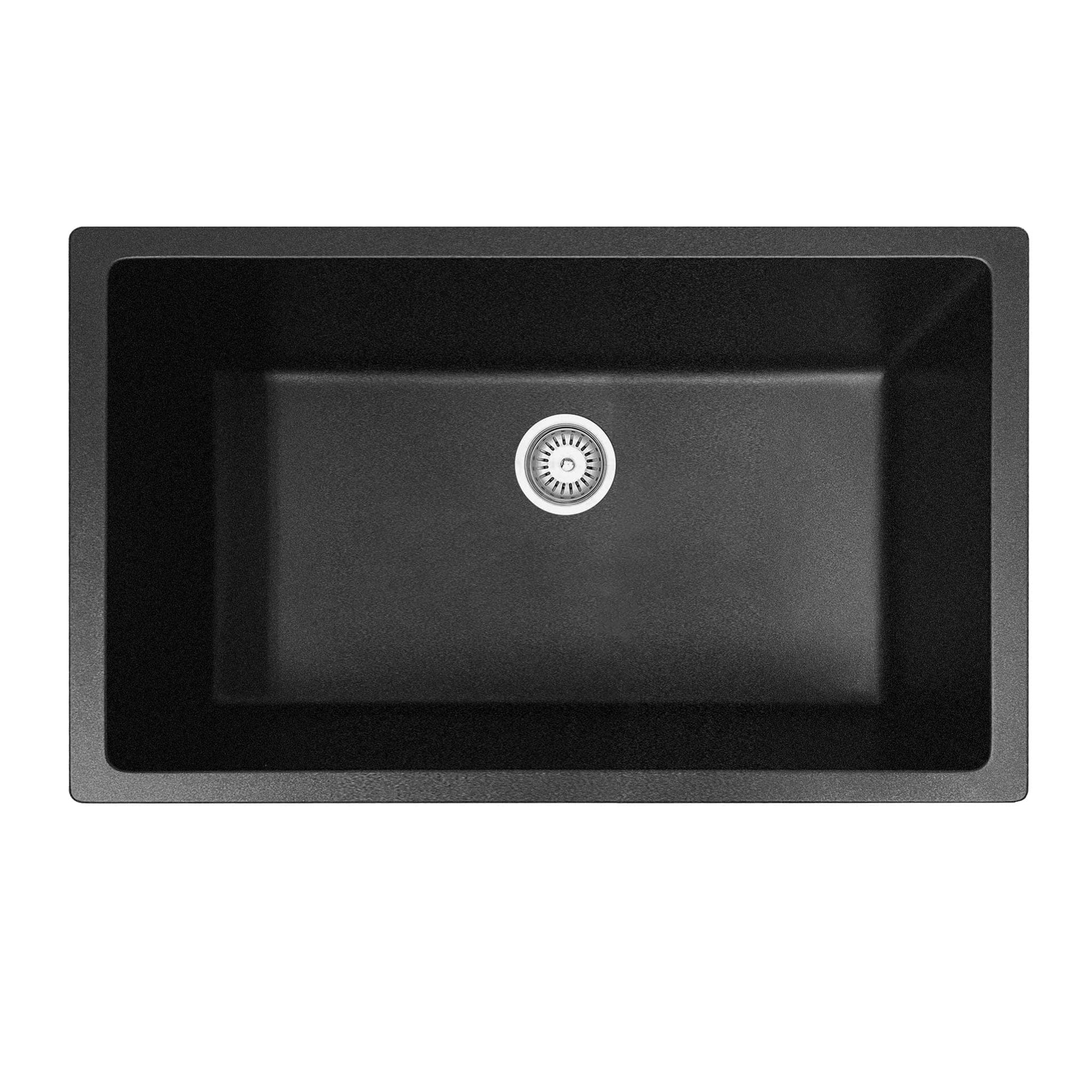 Black Laundry Sink | Black Kitchen Granite Sink – AROVA