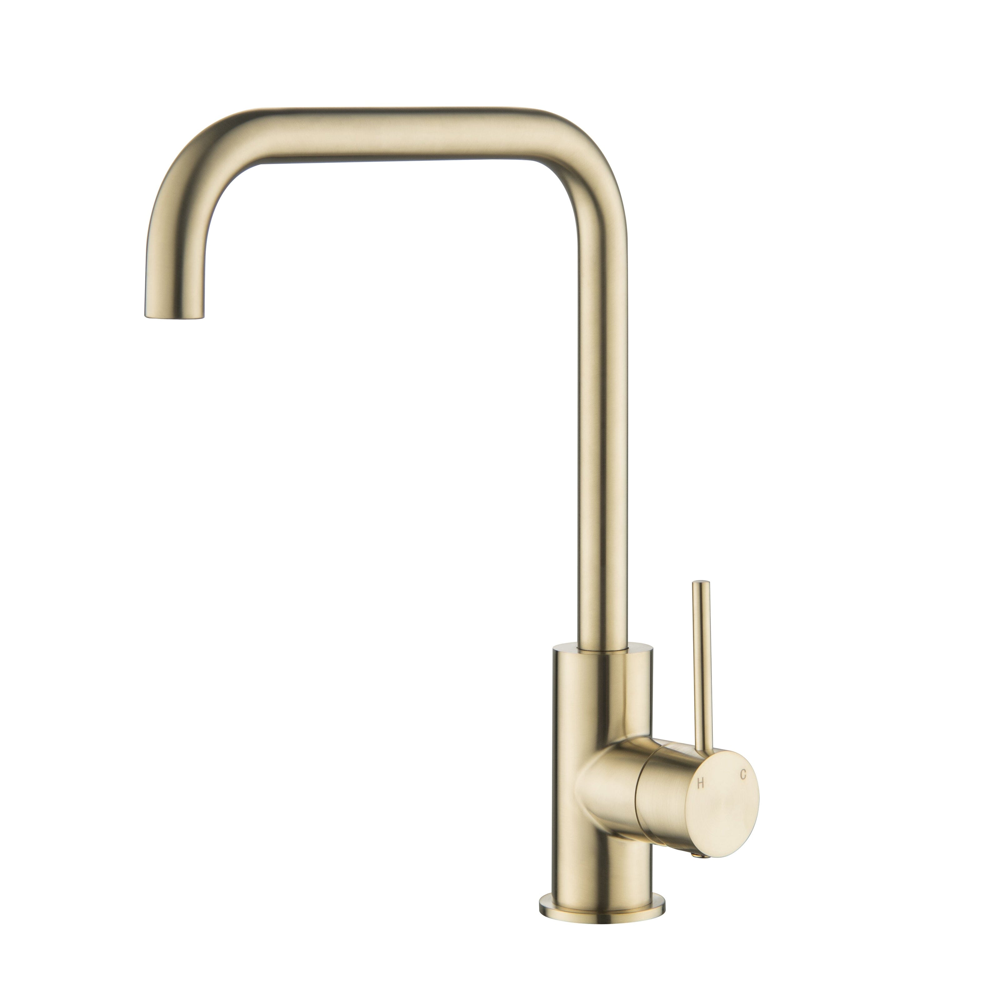 CLIO Kitchen Sink Mixer Tap Bench Mount Brushed Gold Brass | Arova – AROVA