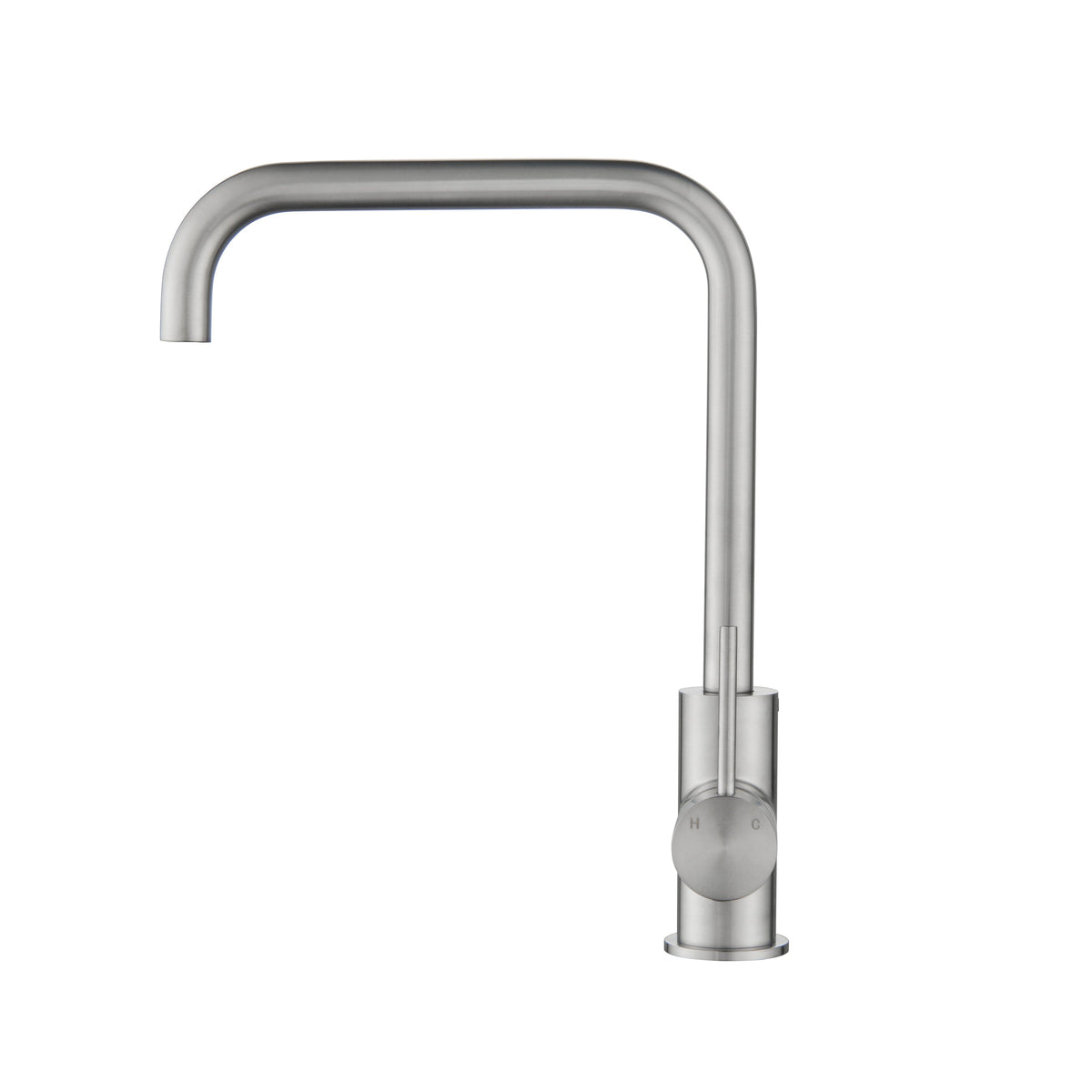 CLIO Kitchen Sink Mixer Square Tap Bench Mount Brushed Nickel | Arova ...