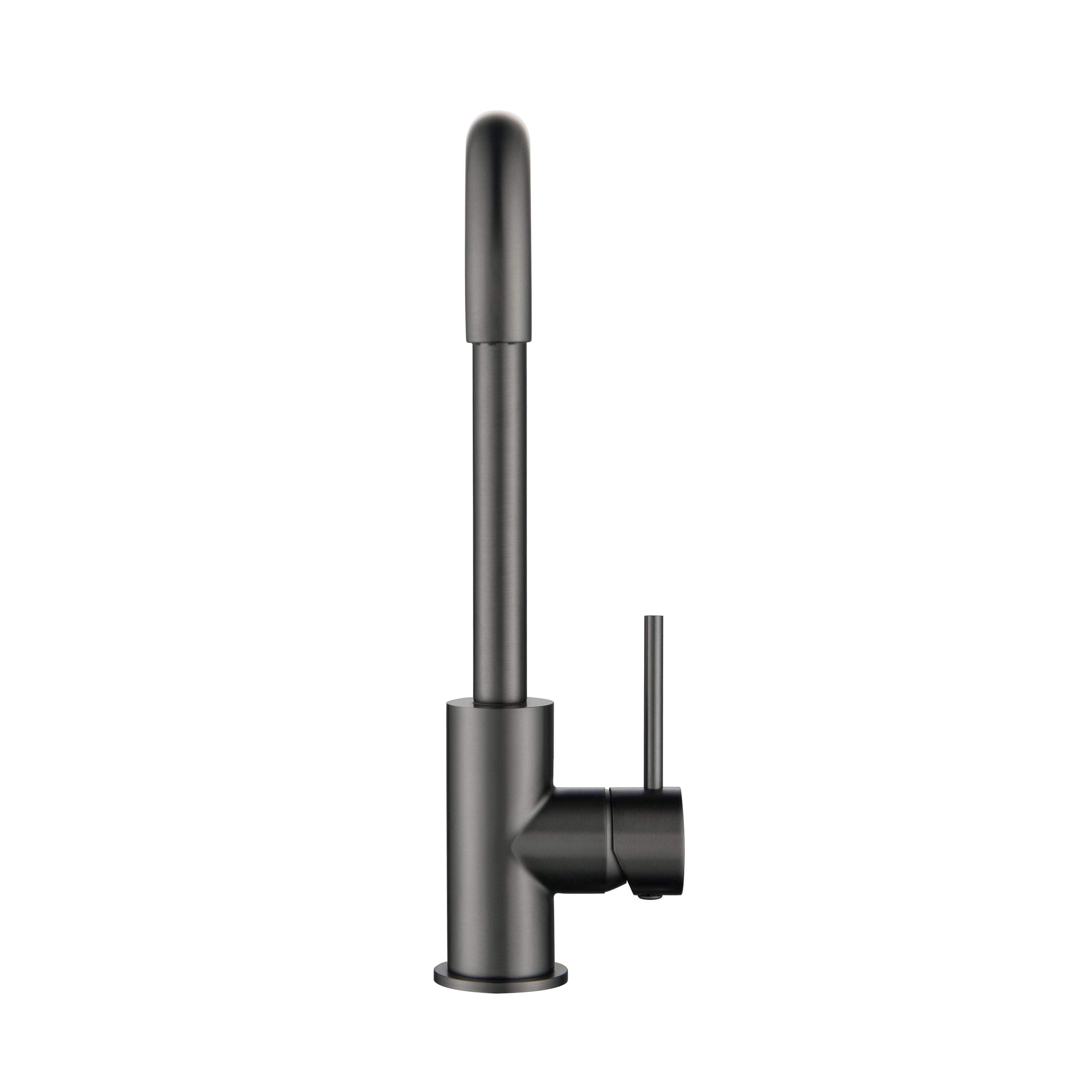 CLIO Kitchen Sink Mixer Square Tap Bench Mount Gunmetal | Arova – AROVA