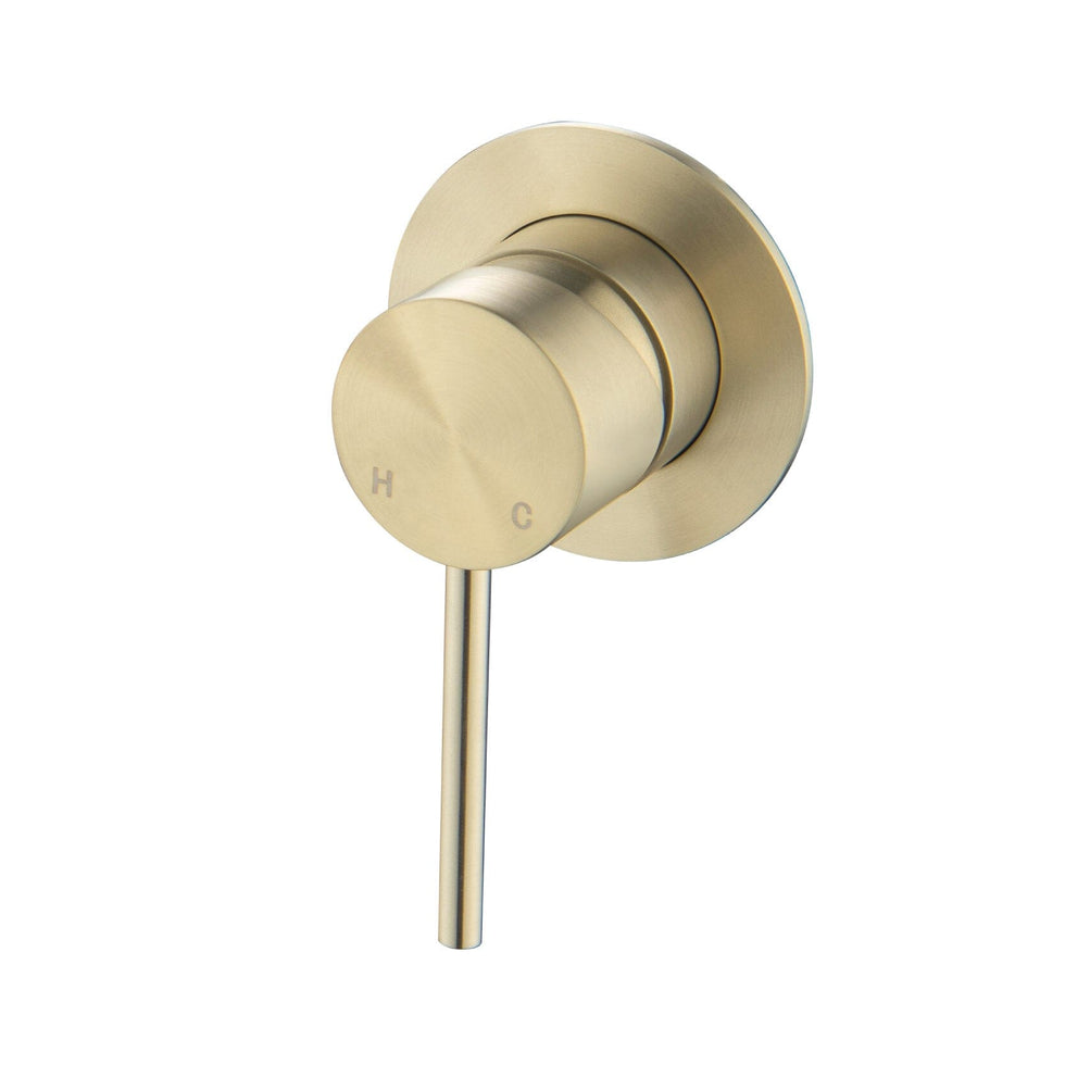 CLIO Round Shower / Bath Mixer Brush Gold – AROVA