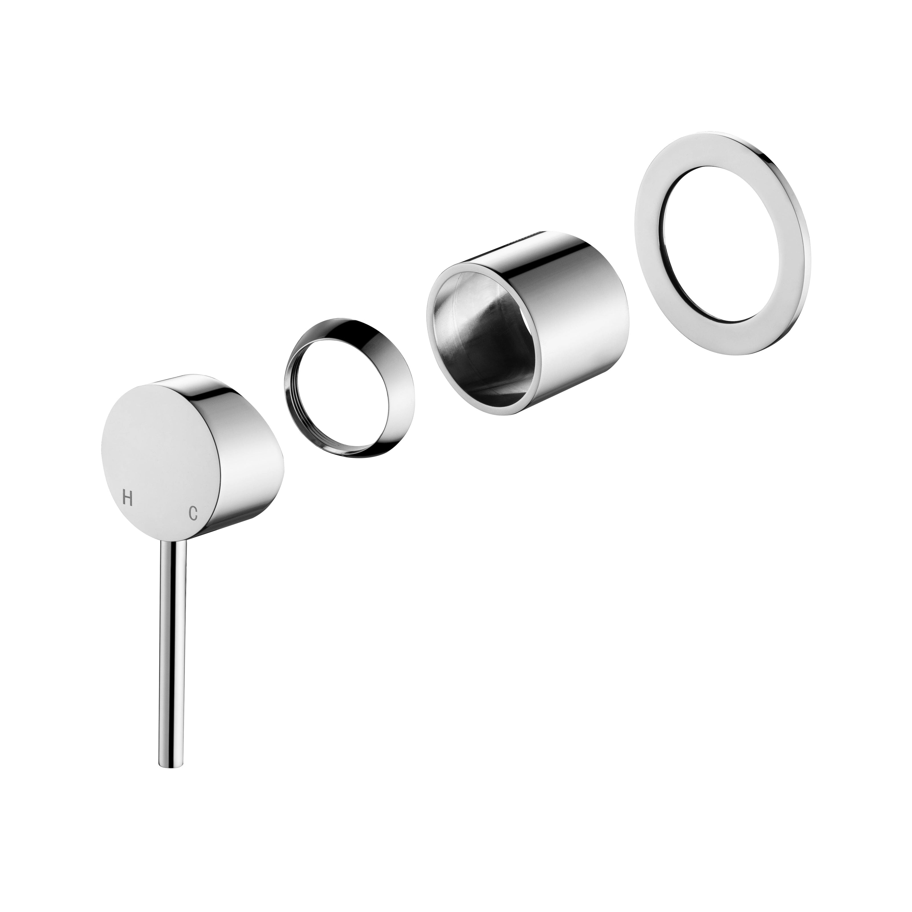 Round Shower / Bath Mixer Trim Kit Chrome Clio – AROVA