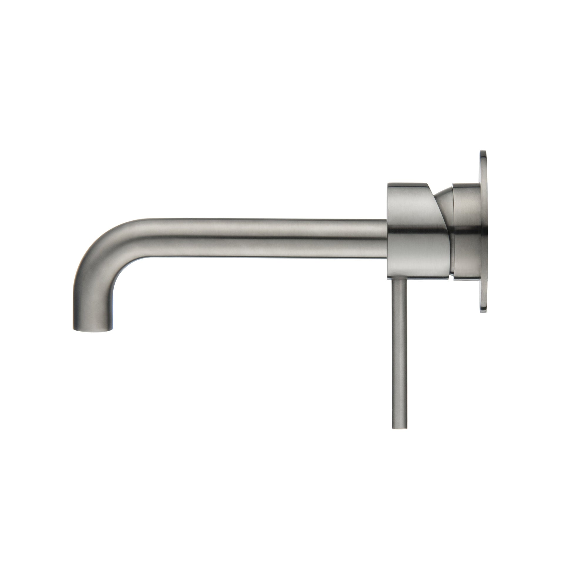 CLIO Round Wall Basin/Bath Mixer Spout Brushed Nickel – AROVA