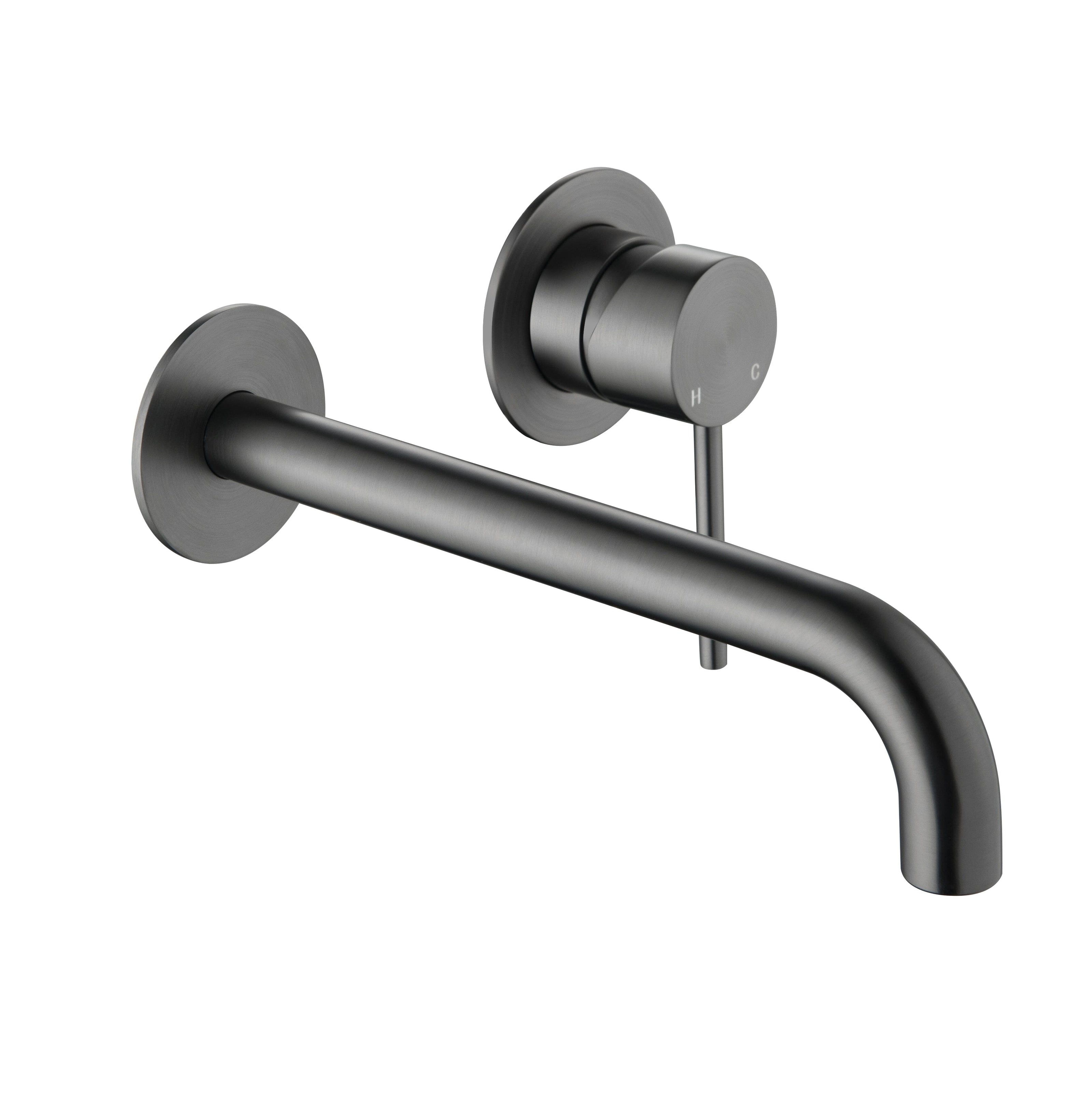 CLIO Round Wall Basin/Bath Mixer Spout Gunmetal – AROVA
