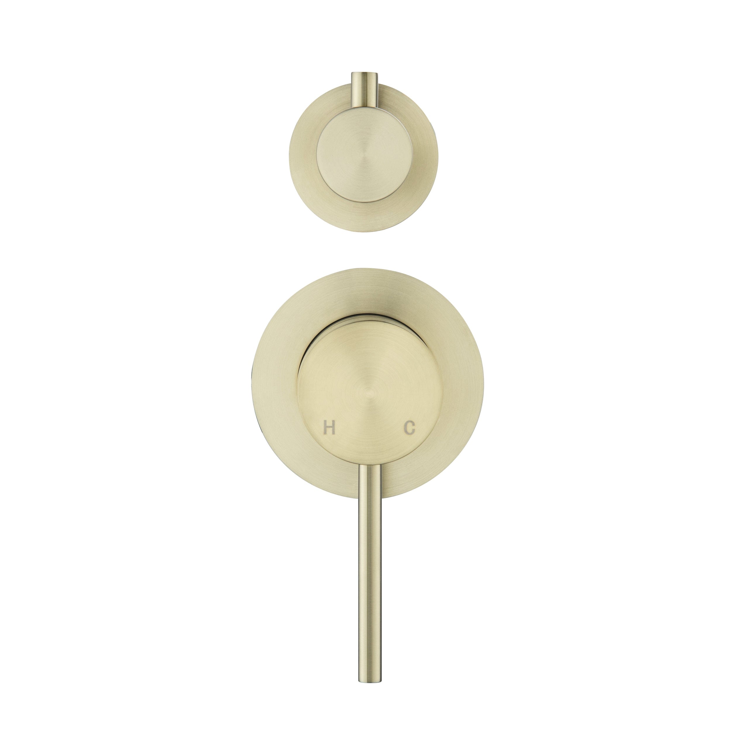 CLIO Shower / Bath Mixer with Divertor Brushed Gold – AROVA