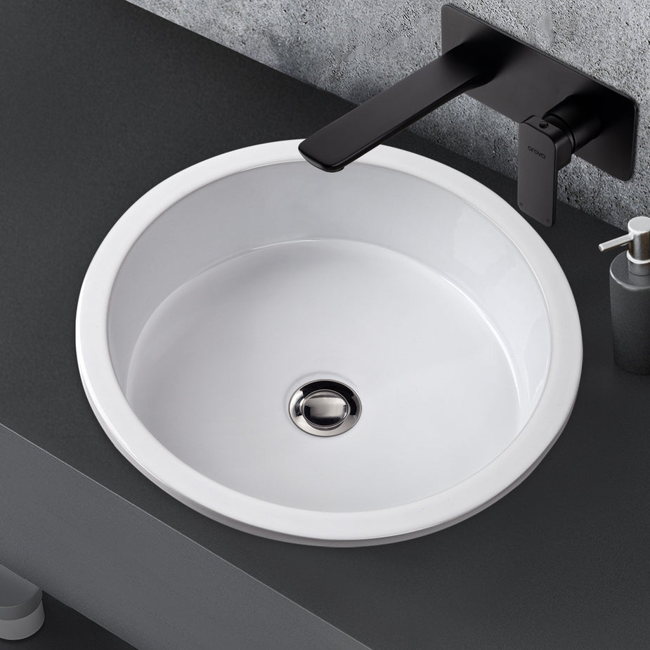 Inset Basins and Sinks Ceramic | Arova Bathrooms – AROVA