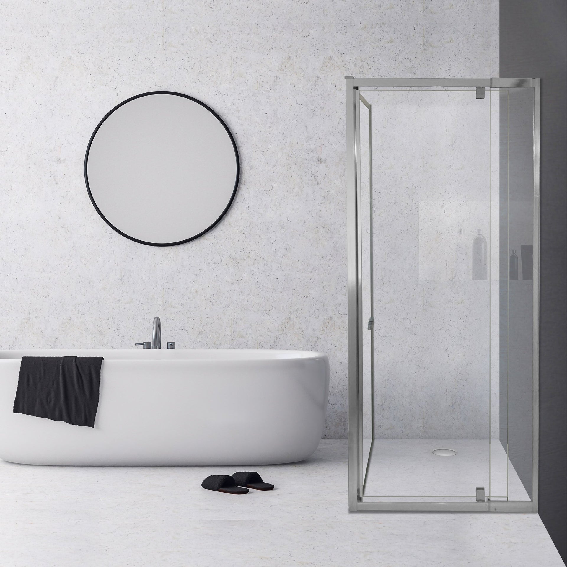 Shower Screens Melbourne Online | Arova – Tagged "semi frameless" – AROVA