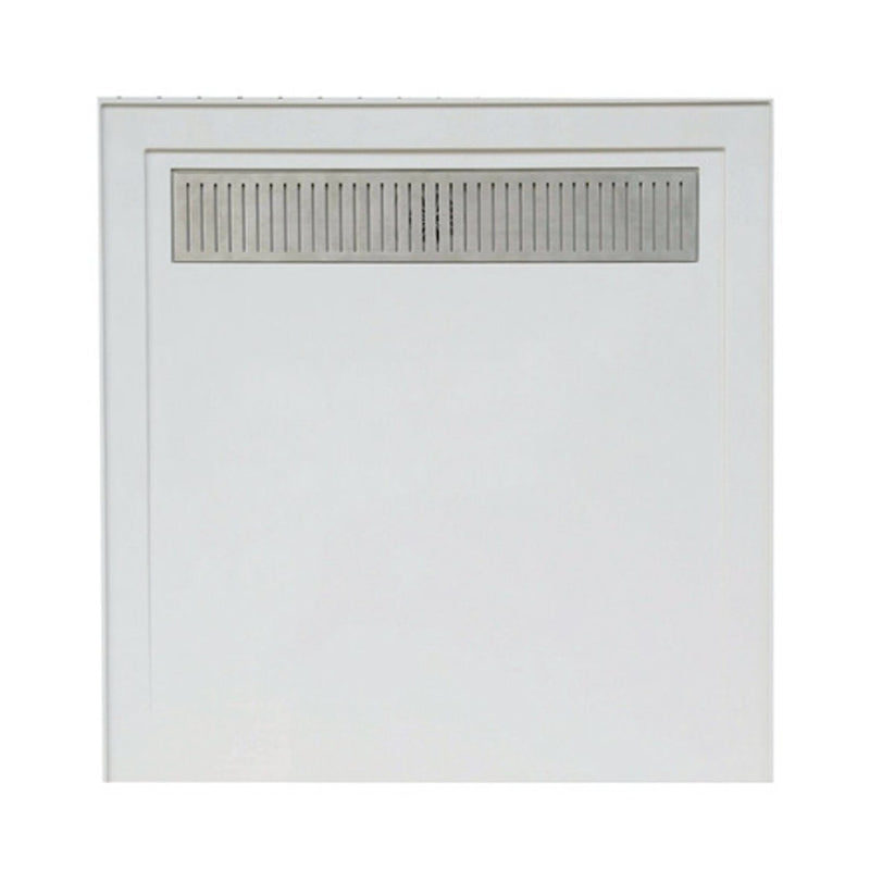 SMC Shower Base 900x900 Channel Grate Rear Waste Melbourne - Arova