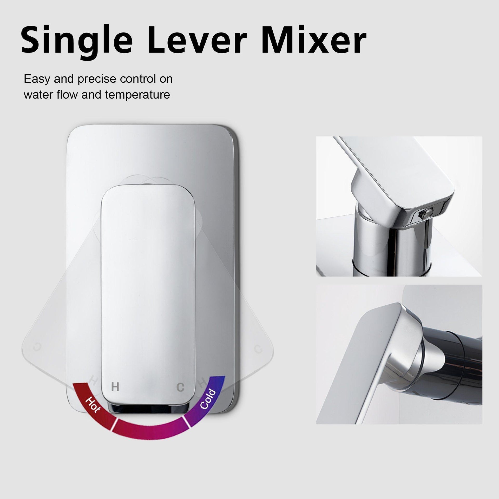 VIVA Shower / Bath Mixer Trim Kit Chrome - BT206C – AROVA
